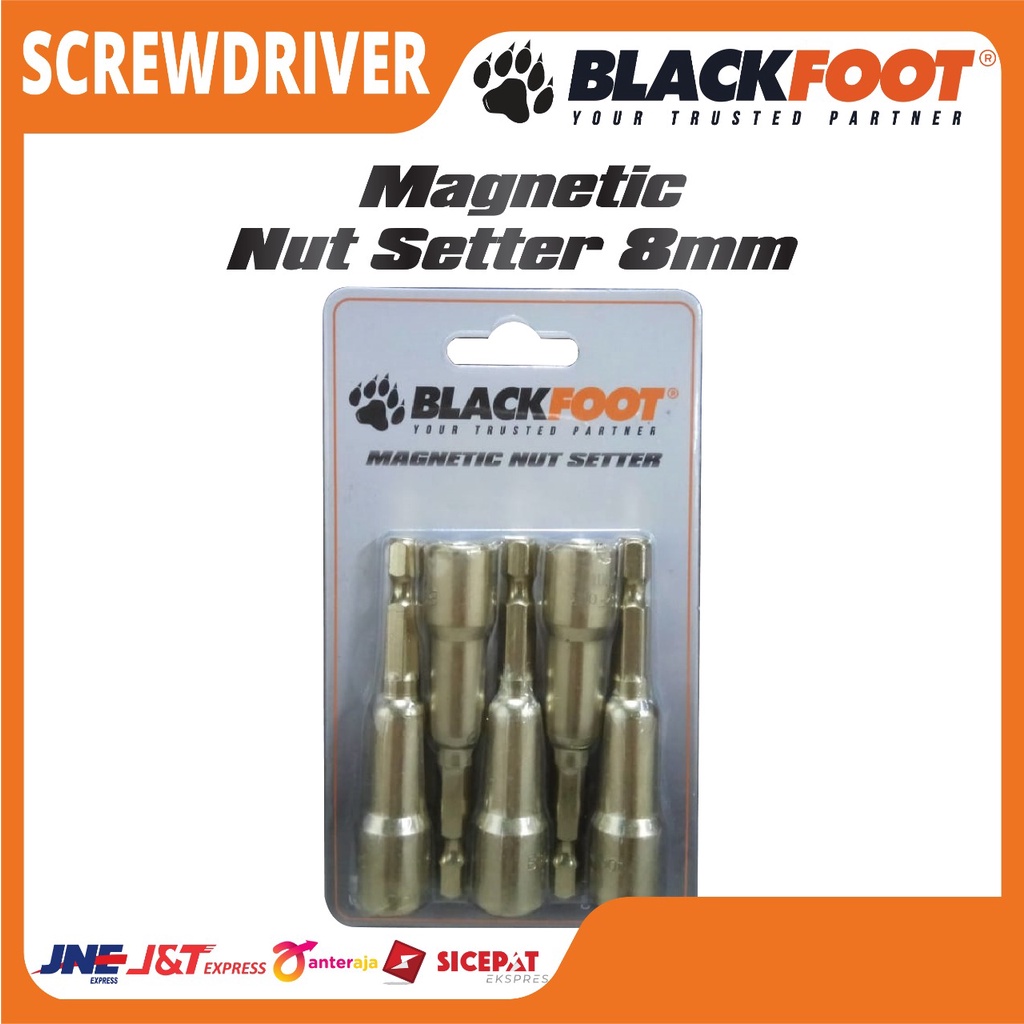 Jual BLACKFOOT - Mata Obeng Roofing Magnet Sock Bor Skrup Magnetic Nut ...