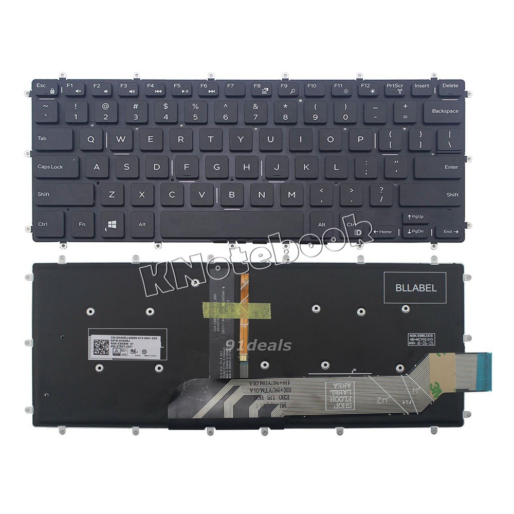 Jual Keyboard Dell Inspiron 13 5370 7370 7373 7472 7570 7573 | Shopee ...