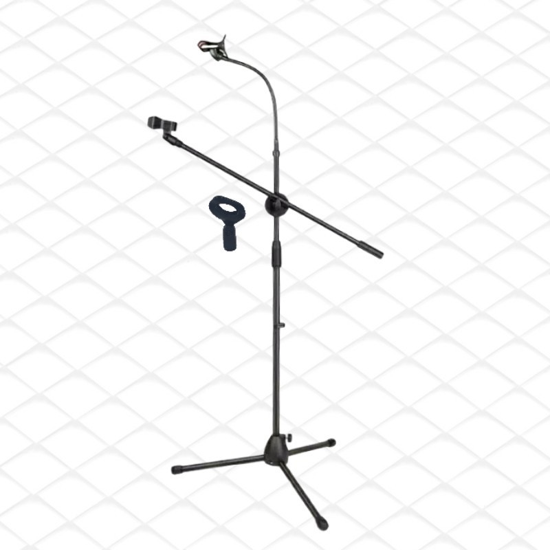Jual STAND MICROPHONE BERDIRI PLUS HOLDER HP STAND MIC BERDIRI TIANG ...