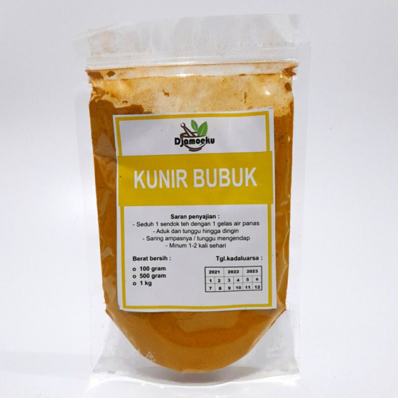 Jual Kunir/kunyit bubuk 100 gram asli murni dan original | Shopee Indonesia