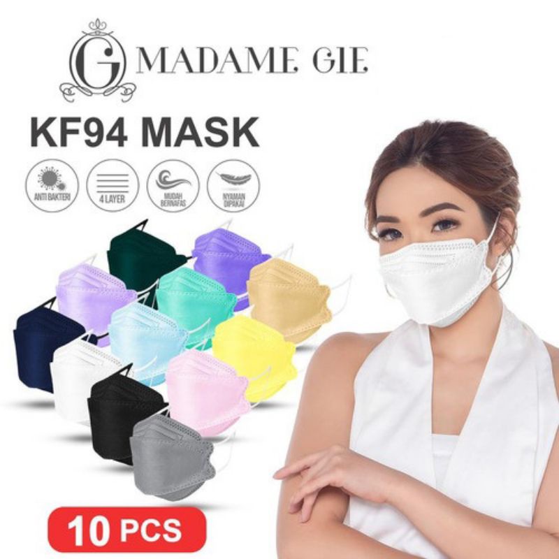 Jual Madame Gie KF94 Mask || Masker KF94 Isi 10pc | Shopee Indonesia