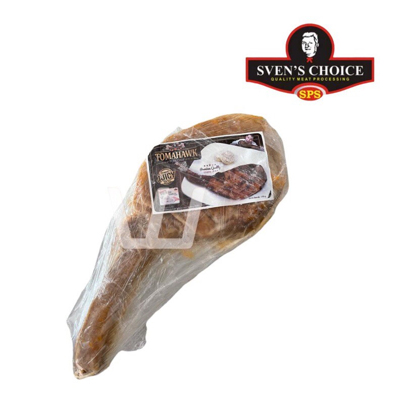 Jual Sven's Choice Daging Babi Siap Saji Tomahawk Pork Chop 350G ...
