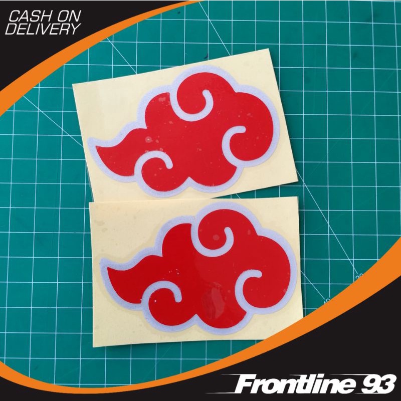 Jual Cetak Cutting Sticker Logo Akatsuki Logo Custom Stiker Cutting ...