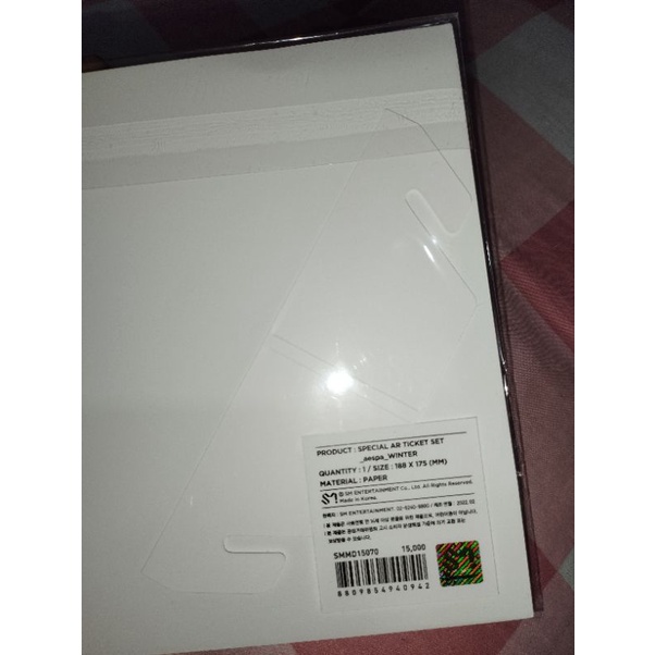 Jual Winter Aespa AR Ticket SMCU (booked) | Shopee Indonesia