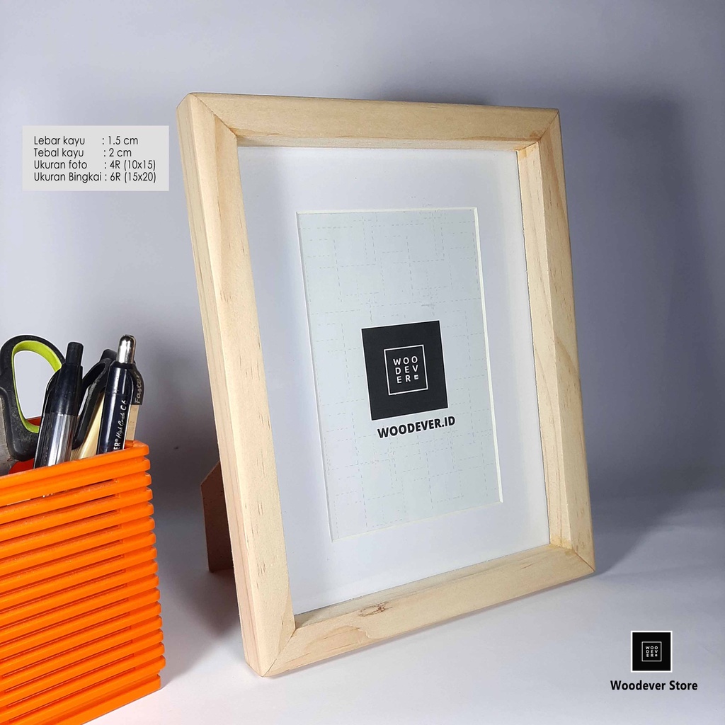 Jual Bingkai Foto 6R Pigura Kayu - Frame Foto Dekorasi Rumah Minimalis ...