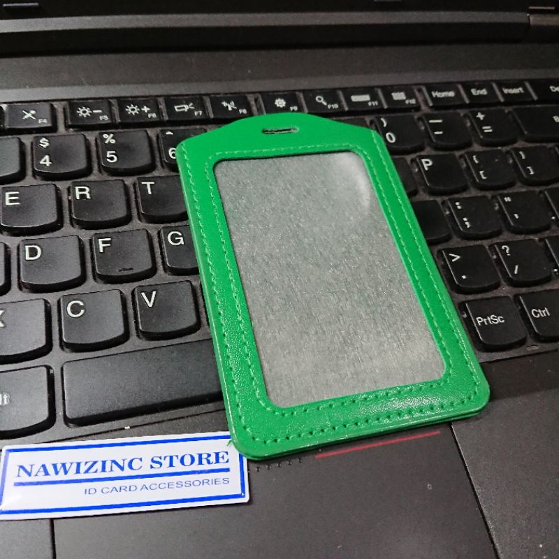Jual TEMPAT ID CARD KULIT SINTETIS - FRAME ID CARD KALEP | Shopee Indonesia
