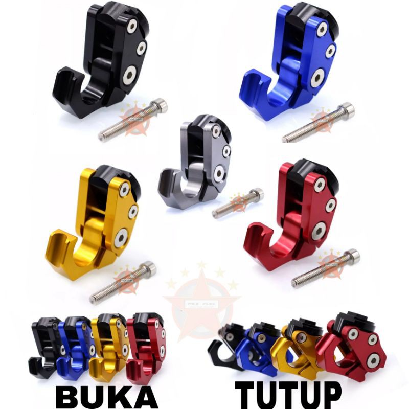 Jual GANTUNGAN BARANG MOTOR MODEL ROBOT CNC / CENTOLAN BARANG NMAX ...