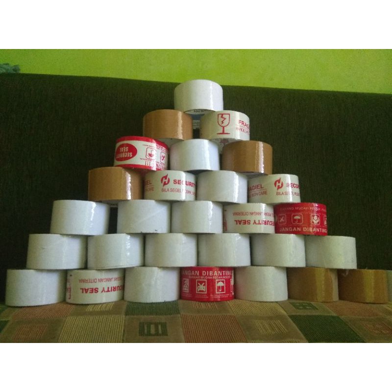 Jual Roll Bekas Rol Solasi Tape Isolasi Plakban Lakban Lingkaran Bulat ...