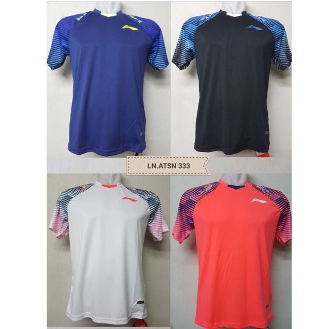 Jual ORIGINAL Lining ATSL 333 ATSN 333 Kaos Badminton | Shopee Indonesia