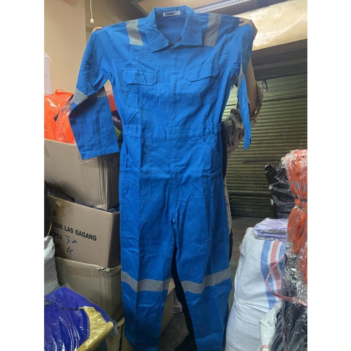 Jual Wear | Wearpack Safety/ Terusan/ Coverall Safety/ Warna Biru ...