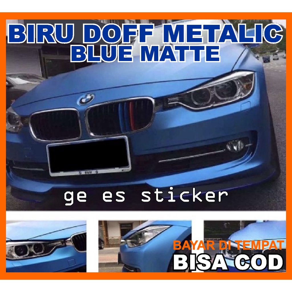 Jual Sticker Skotlet Premium Biru Metalik Doff / Blue Matte Lebar 50cm ...