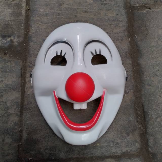 Jual TOPENG BADUT SMILE BAHAN PLASTIK COCOK UNTUK ANAK DAN DEWASA ...