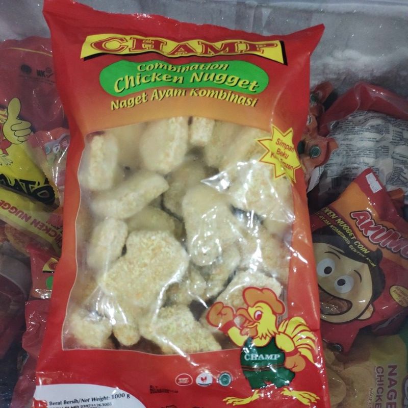 Jual Champ nuget ayam 900 gr new packing | Shopee Indonesia