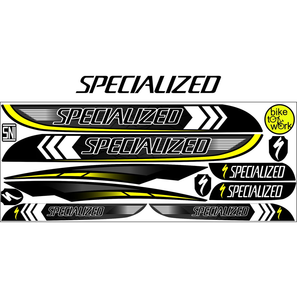 Jual STIKER SEPEDA BIKE SPECIALIZED VARIASI STRIPING | Shopee Indonesia