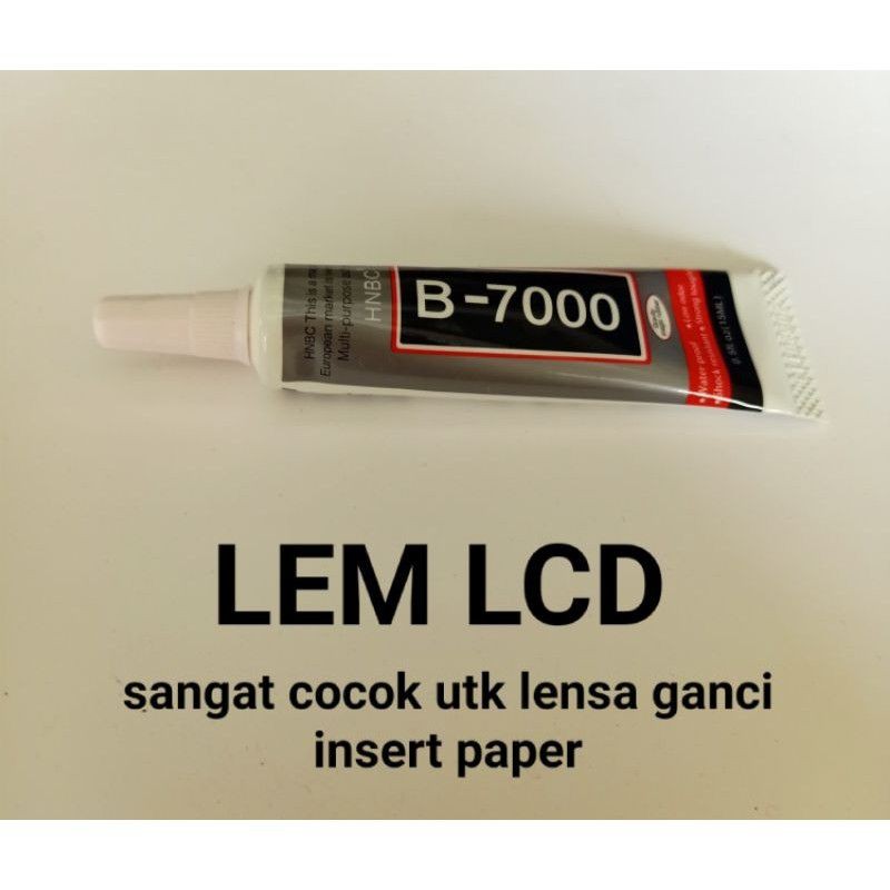 Jual LEM LCD | LEM GANCI INSERT PAPER B-7000 BENING 15 ML | Shopee ...