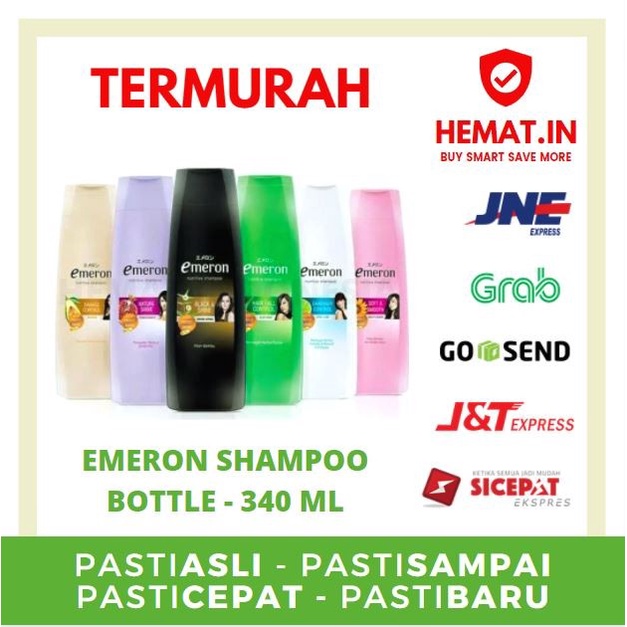 Jual EMERON SHAMPOO BOTTLE SAMPO EMERON BOTOL 340 ML 340ML | Shopee ...
