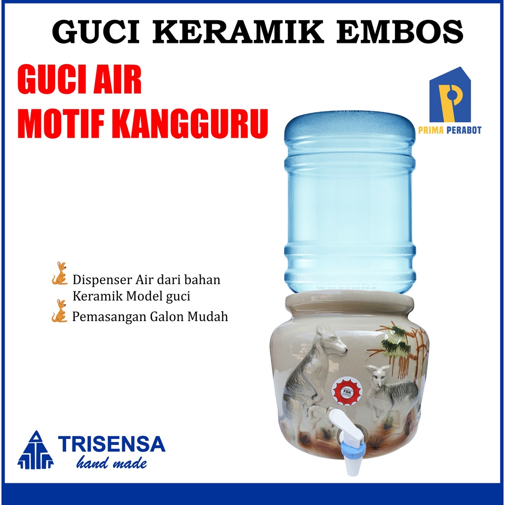 Jual Guci Air Guci Dispenser Guci Keramik Trisensa Kangguru | Shopee ...