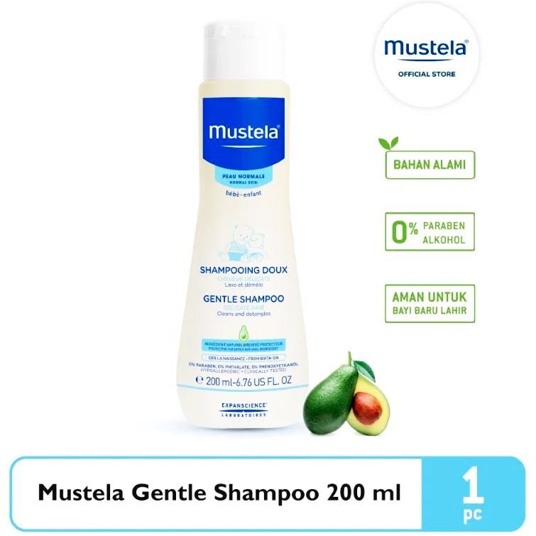 Jual Mustela Bebe Gentle Shampoo - Shampoo Bayi 200ml 200 ml | Shopee ...