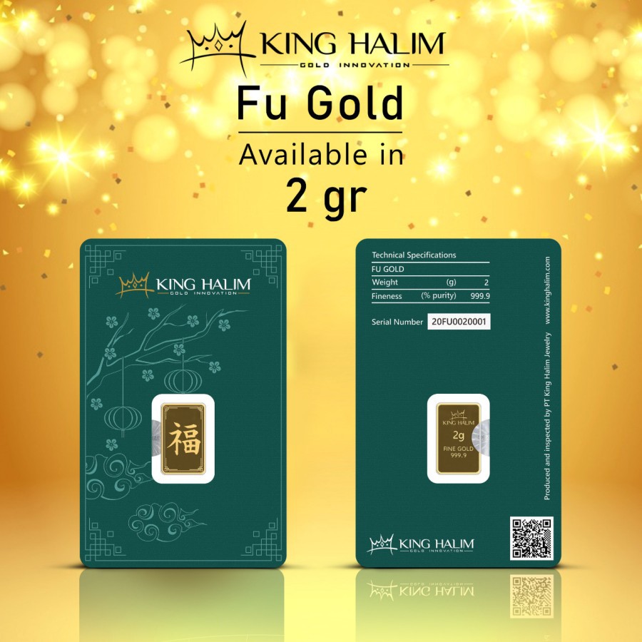 Jual LOGAM MULIA KING HALIM FU (HOKI) 2 GRAM | Shopee Indonesia
