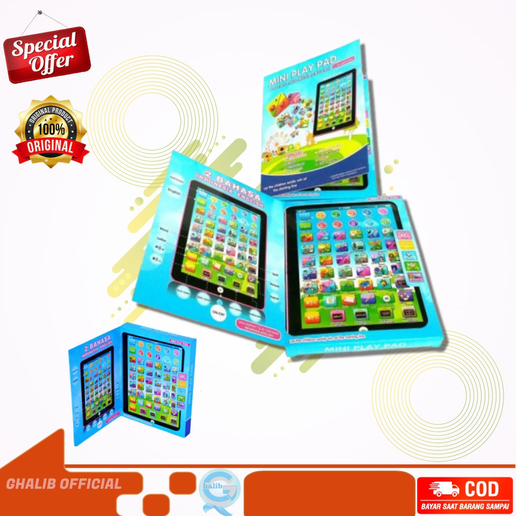 Jual Mini play pad 2 bahasa english indonesia / ipad mini untuk belajar ...