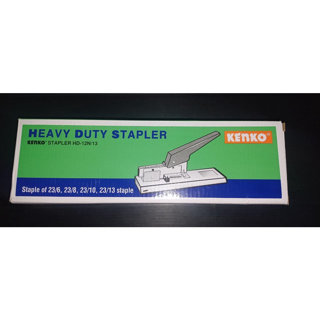 Jual HEAVY DUTY STAPLER KENKO UKURAN 12N/13 / STAPLER BESAR KENKO ...