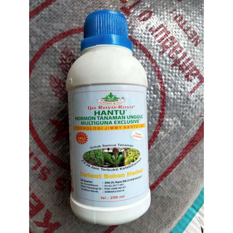 Jual Pupuk HANTU 250ML Multiguna Exclusive Hormon Tanaman Unggul ...