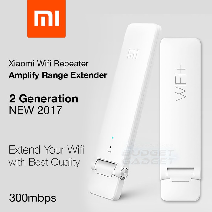 Jual Xiaomi Mi WiFi Repeater Extender 2 USB Wireless 300 Mbps Stock ...