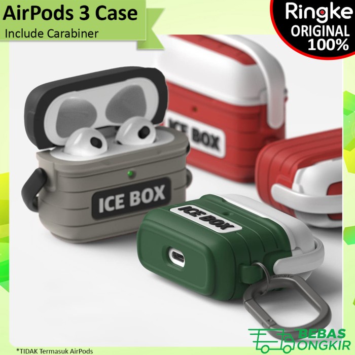 Jual Eklusif Soft Case Airpods 3 Ringke Ice Box Silicone Casing With ...