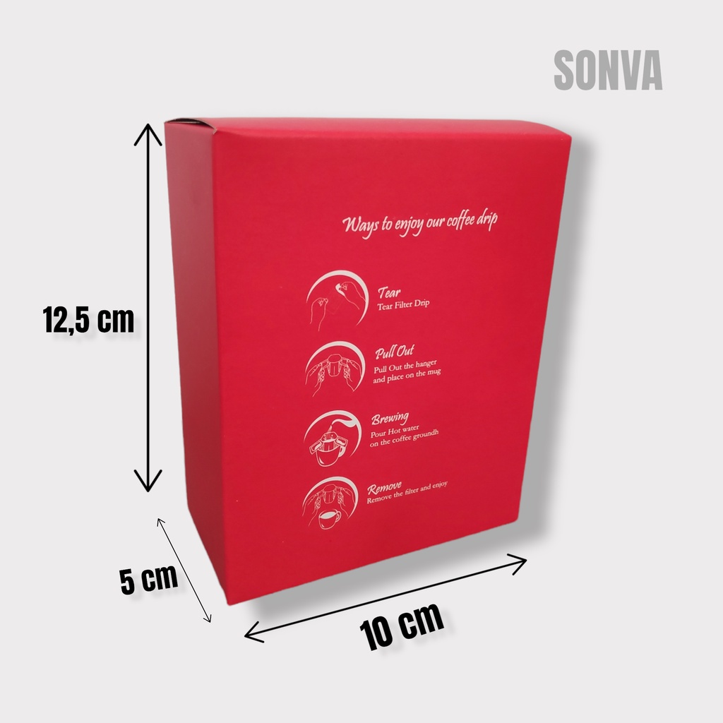 Jual KEMASAN BOX DRIP COFFEE | BOX WARNA | BOX KOTAK DRIP COFFEE | BOX ...