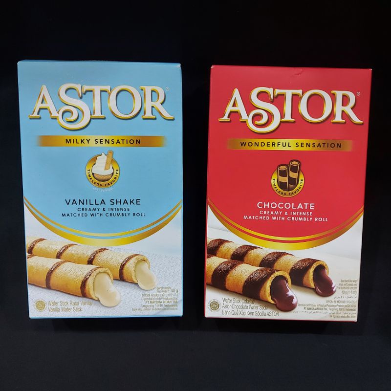Jual astor wafer stick , biscuit astor coklat | Shopee Indonesia