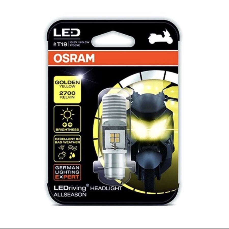 Jual LAMPU BOHLAM LED T19 MOTOR OSRAM 12 V H6 M5 K1 KUNING - 7935YE - 1 Pcs | Shopee Indonesia