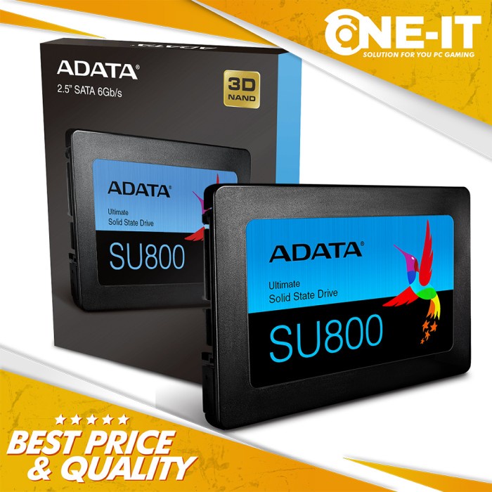 Jual SSD ADATA SU800 512GB SATA 3 TLC 2.5 inch | Shopee Indonesia