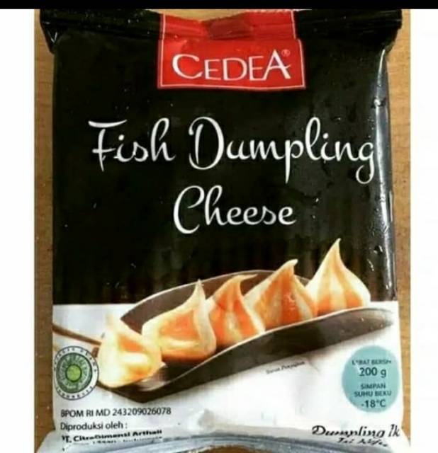 Jual CEDEA DUMPLING CHESEE / Dampling Keju / Seafood 200GR | Shopee ...