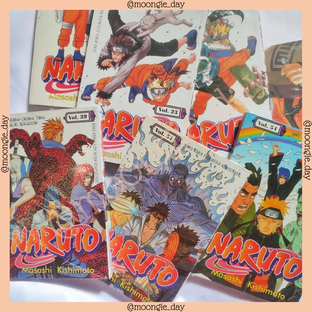 Jual KOMIK NARUTO by MASASHI KISHIMOTO (BEKAS/PRELOVED/CABUTAN) | Shopee Indonesia