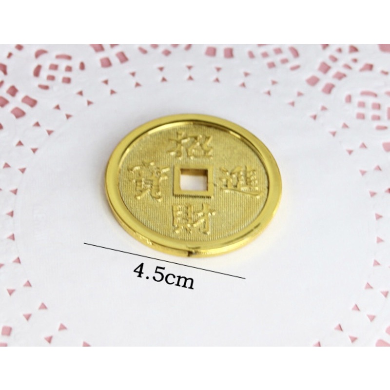 Jual CD01 Cake Topper Yenpao Yen Pao Duit Coin Emas Yenpau Hiasan Uang ...