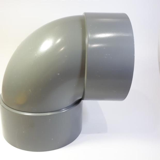 Jual Knee 4" inch D Rucika/Elbow D 4 in Pvc/Knie/L Sambungan 90 Derajat ...