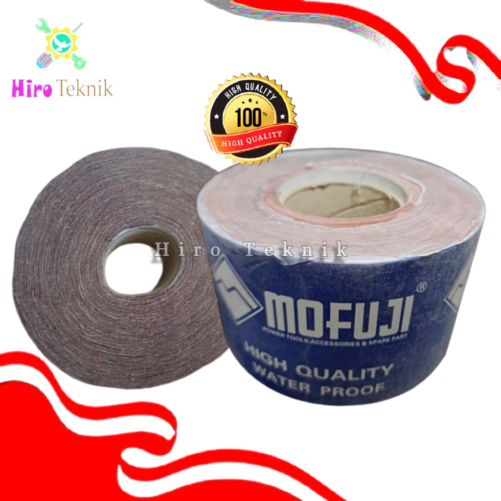Jual Amplas roll gulung MOFUJI grit halus dan kasar grid 60 / 80 /100 ...