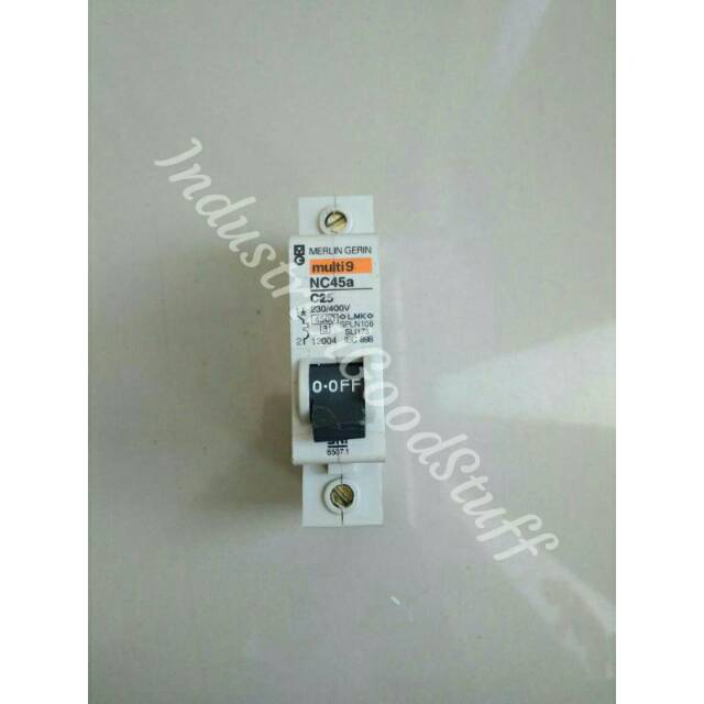 Jual Merlin Gerin MCB Breaker 1 Phase NC45a C25 25A | Shopee Indonesia