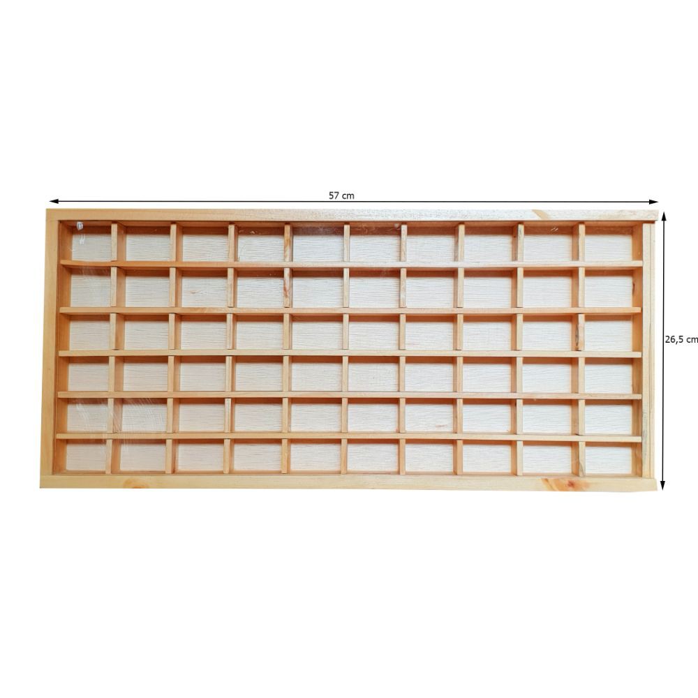 Jual Rak Display Mini Racers Disney Mattel - Isi 60 Mini Cars -Natural ...