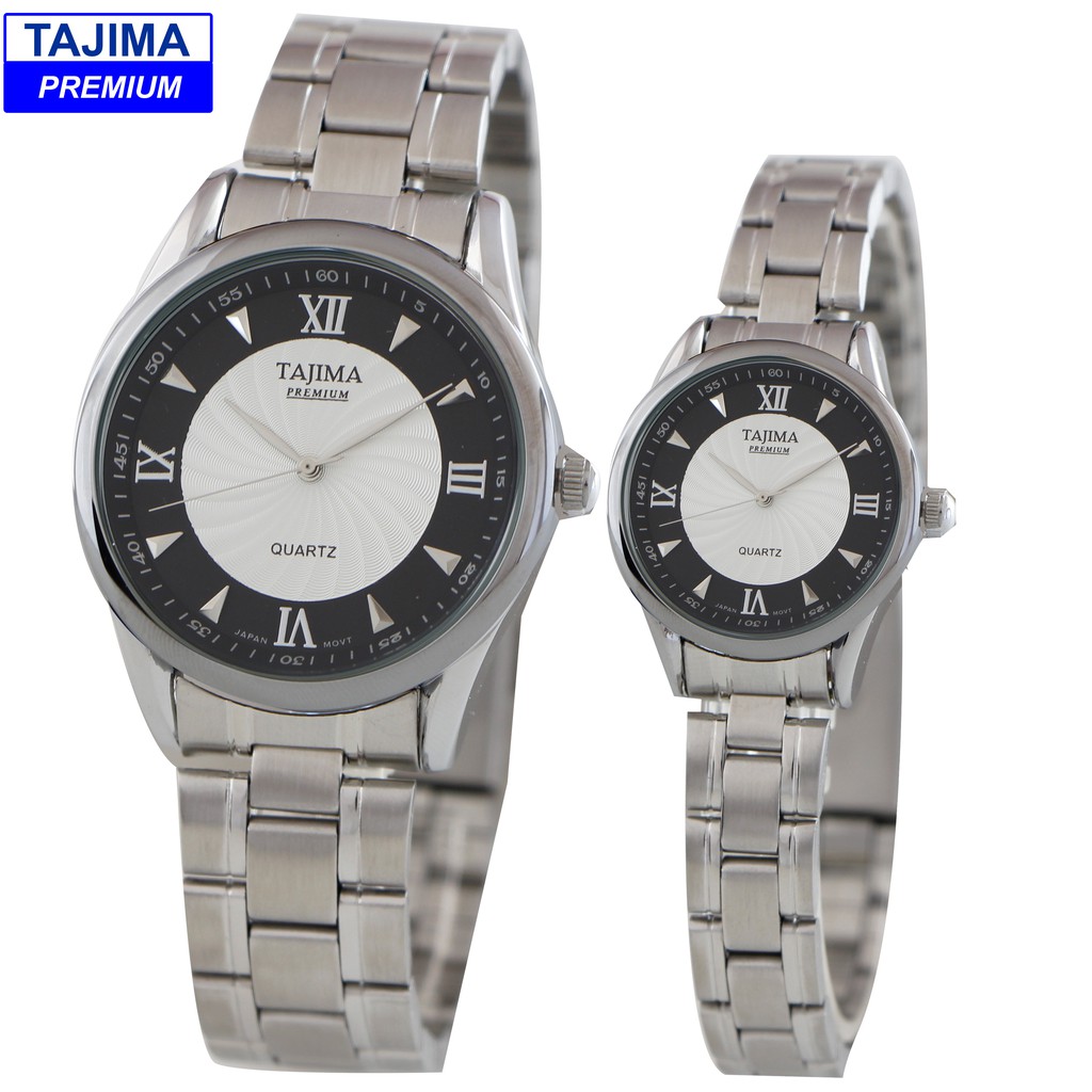 Jual TAJIMA Jam Tangan Couple Premium Pria Wanita 489 Original Garansi ...