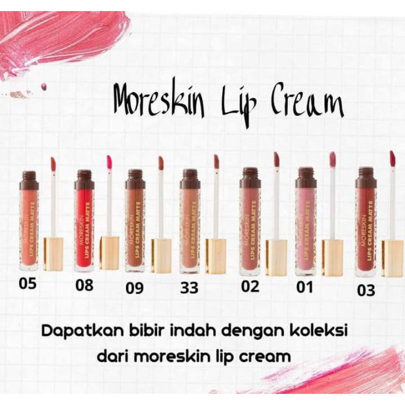 Jual MORESKIN LIP CREAM MATTE NASA ORIGINAL / Lip Matte Moreskin ...