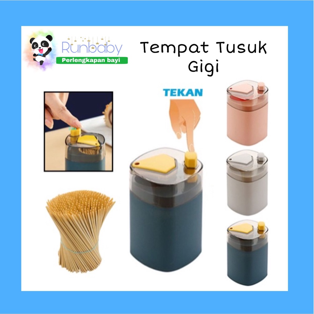 Jual RUN205 TEMPAT TUSUK GIGI OTOMATIS AUTOMATIC TOOTHPICK HOLDER ...
