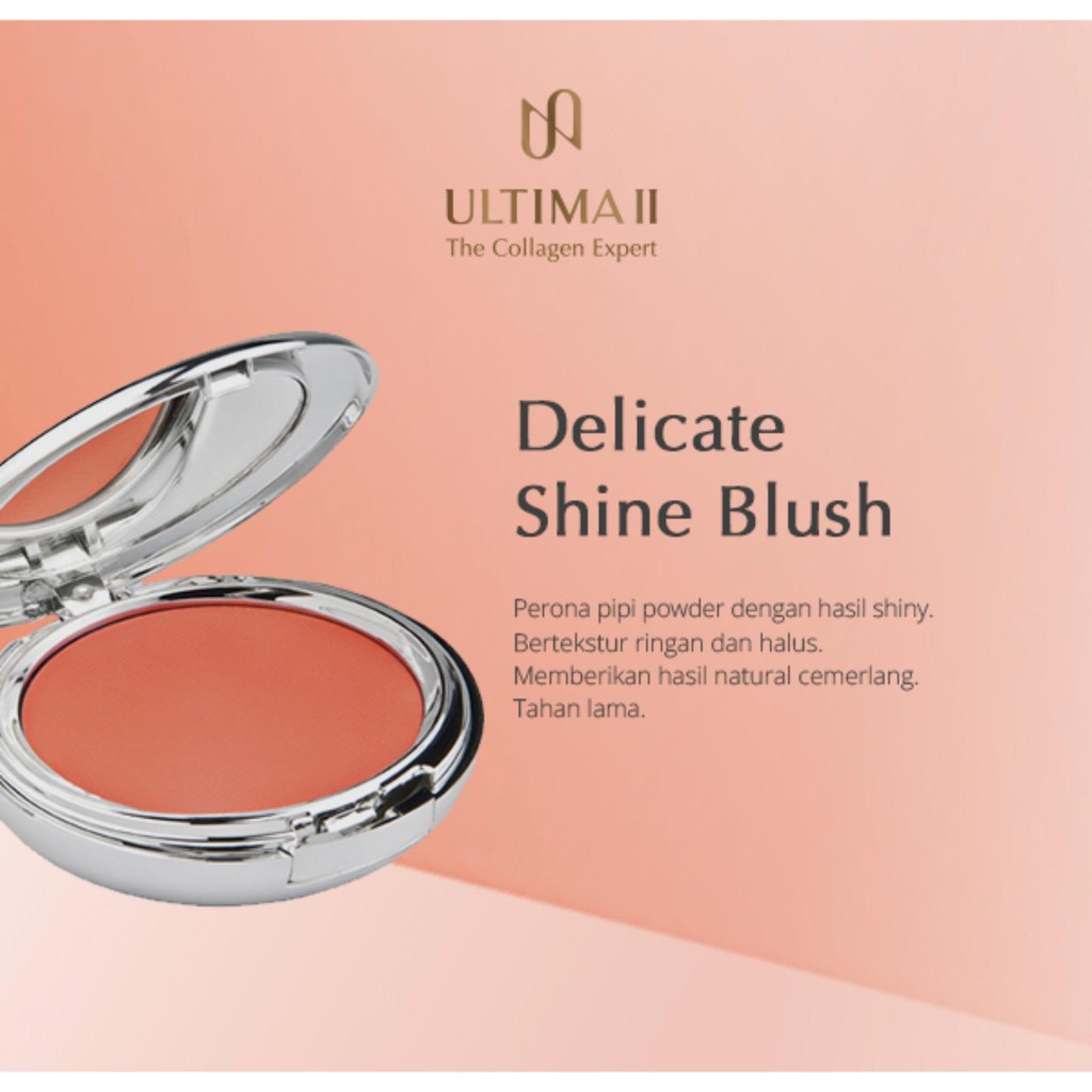 Jual Ultima II Blush On Delicate Shine Blush | Shopee Indonesia