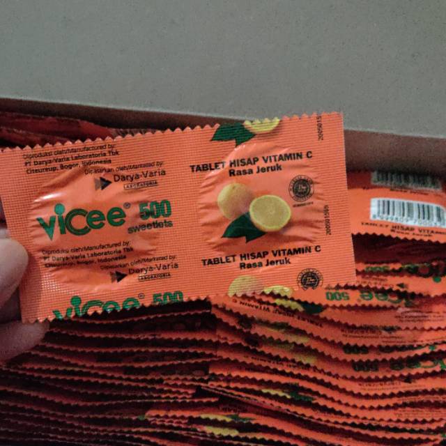 Jual Vicee Jeruk (satu strip / 2 tablet) | Shopee Indonesia