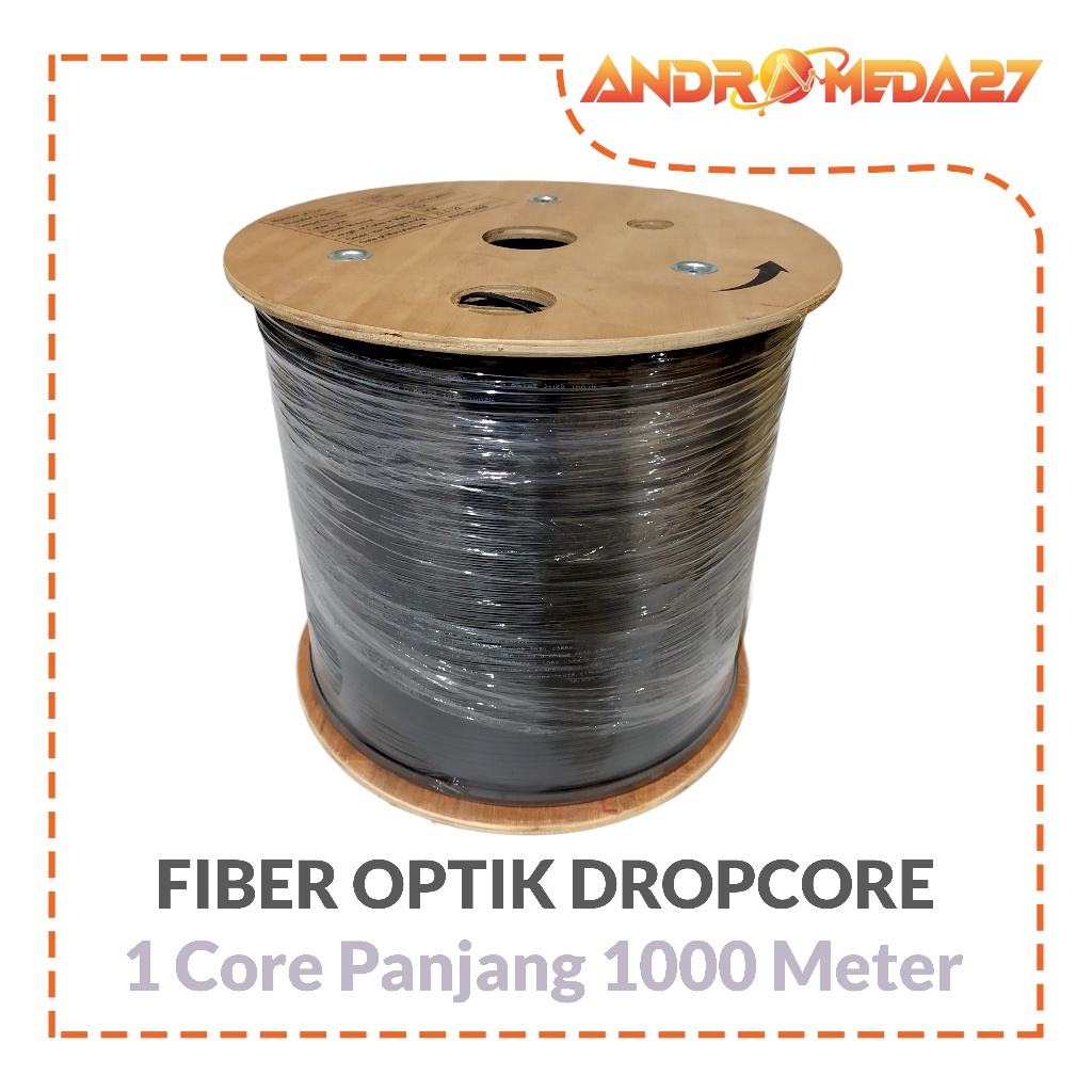 Jual Kabel Fiber Optic 1 core 1Km, 1000m, 1 rol | Shopee Indonesia