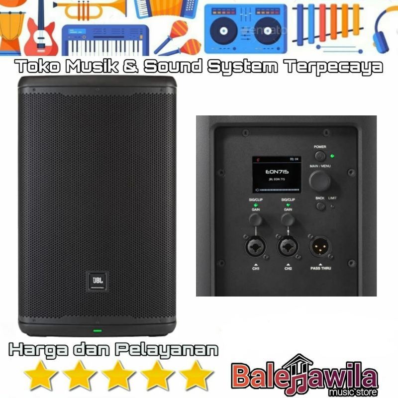 Jual Speaker JBL EON 715 Professional EON715 Powered PA LoundSpeaker perbiji | Shopee Indonesia