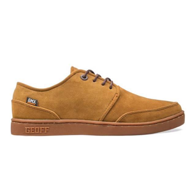 Jual Sepatu Geoff Max Authentic Khaki Suede Gum | Shopee Indonesia
