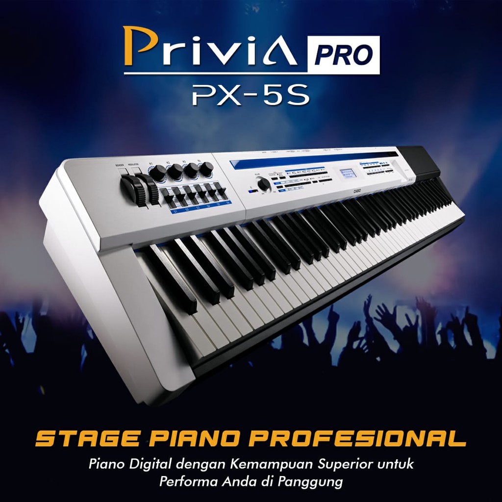 Jual Digital Piano Casio Privia Pro PX-5S PX5S Stage Piano | Shopee ...