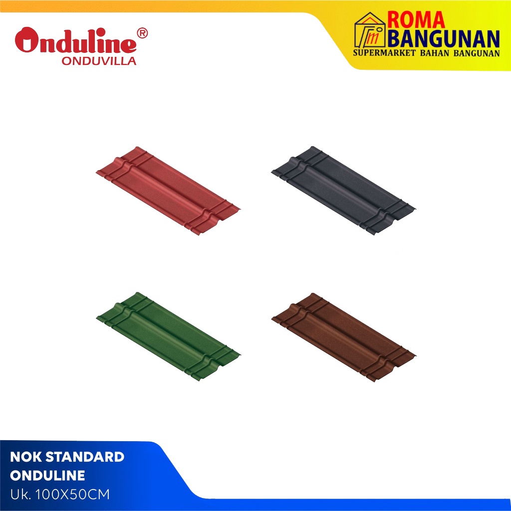 Jual Onduline Atap Standard / Nok Standard / Nok Onduline 100X50CM ...