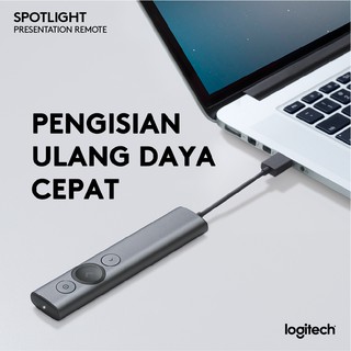 Jual Logitech Spotlight Pointer Presenter Advanced Wireless / Bluetooth | Shopee Indonesia